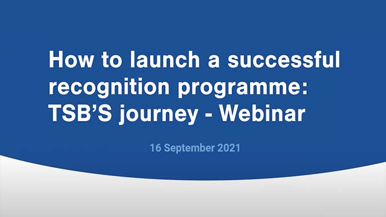 TSB’s Journey to Launch a Successful Recognition Programme