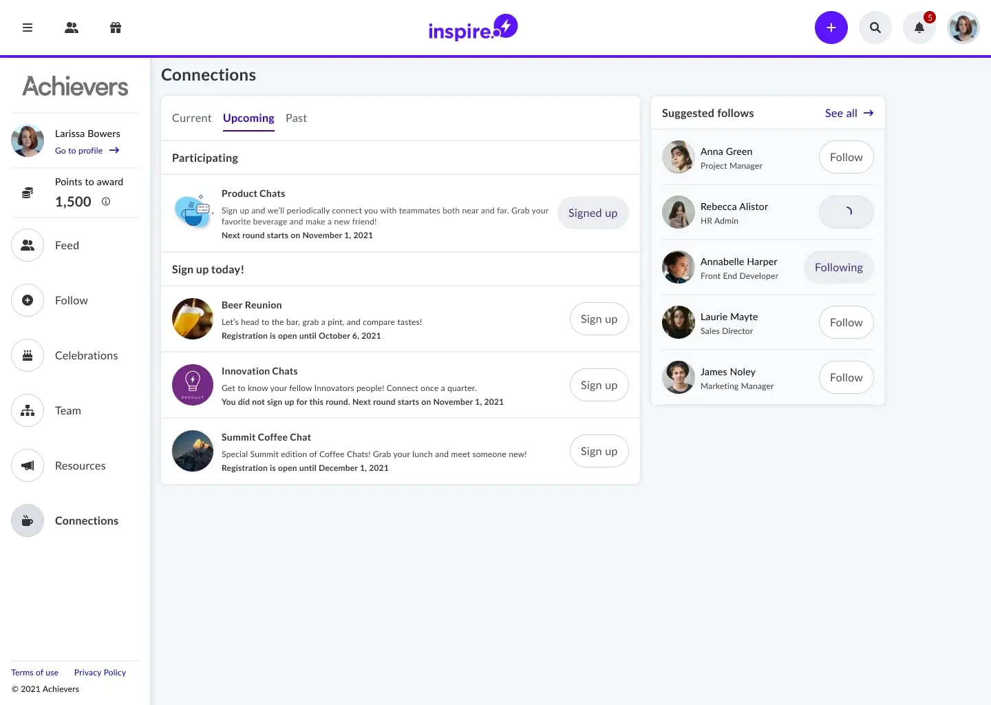 Employee Recognition & Engagement Platform - Achievers