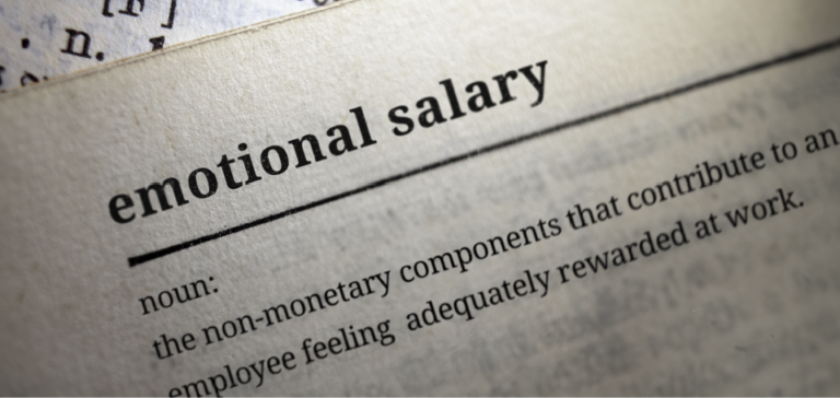 What is emotional salary and why does it matter? - infographic