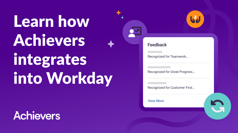 Integrate Workday with the Achievers recognition platform