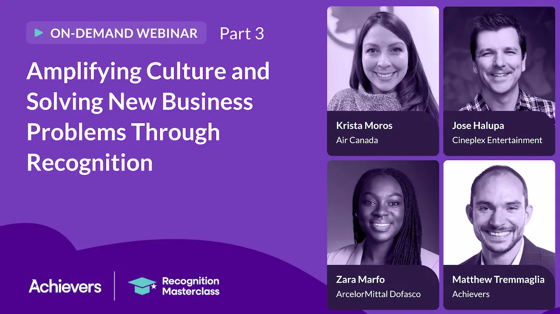 Amplify Culture and Solve Business Problems With Recognition