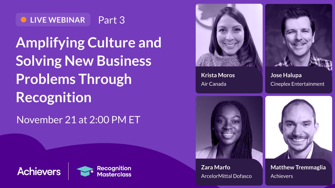 Amplify Culture and Solve New Business Problems With Recognition