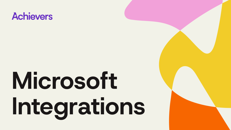Microsoft integrations for employee recognition | Achievers